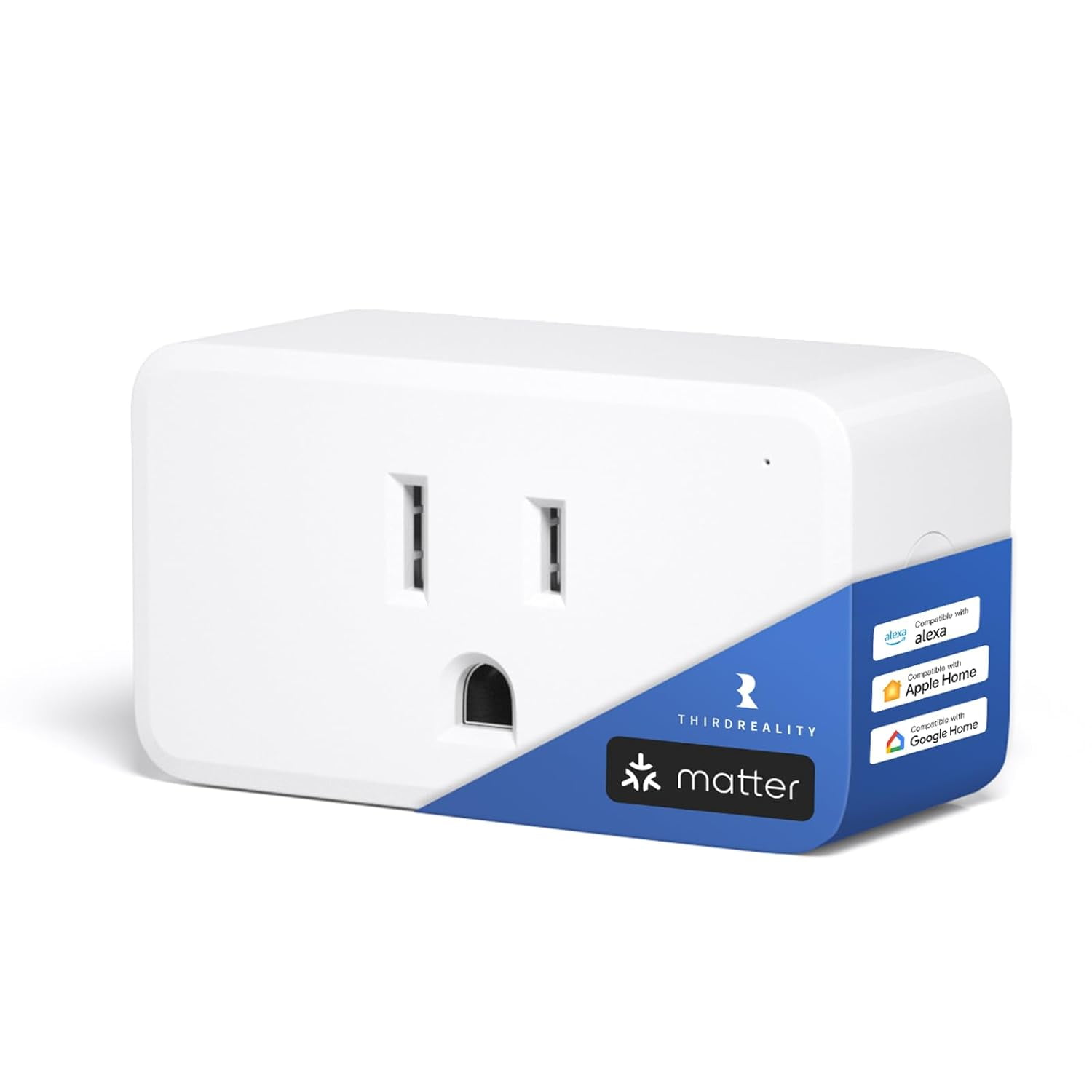 THIRDREALITY Smart Plug M1 via Wi-Fi Matter, 15A Smart Outlet, ETL ...