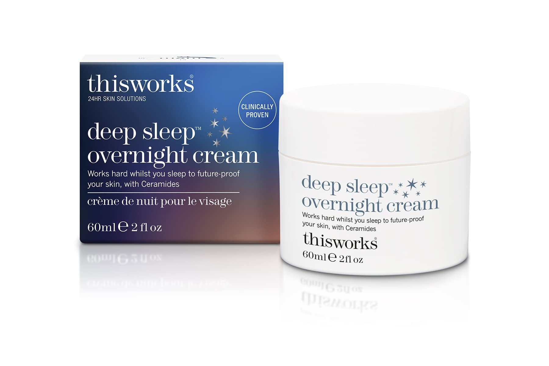 THISWORKS Deep Sleep Overnight Face HYZ01 Cream with Persian Silk Tree ...