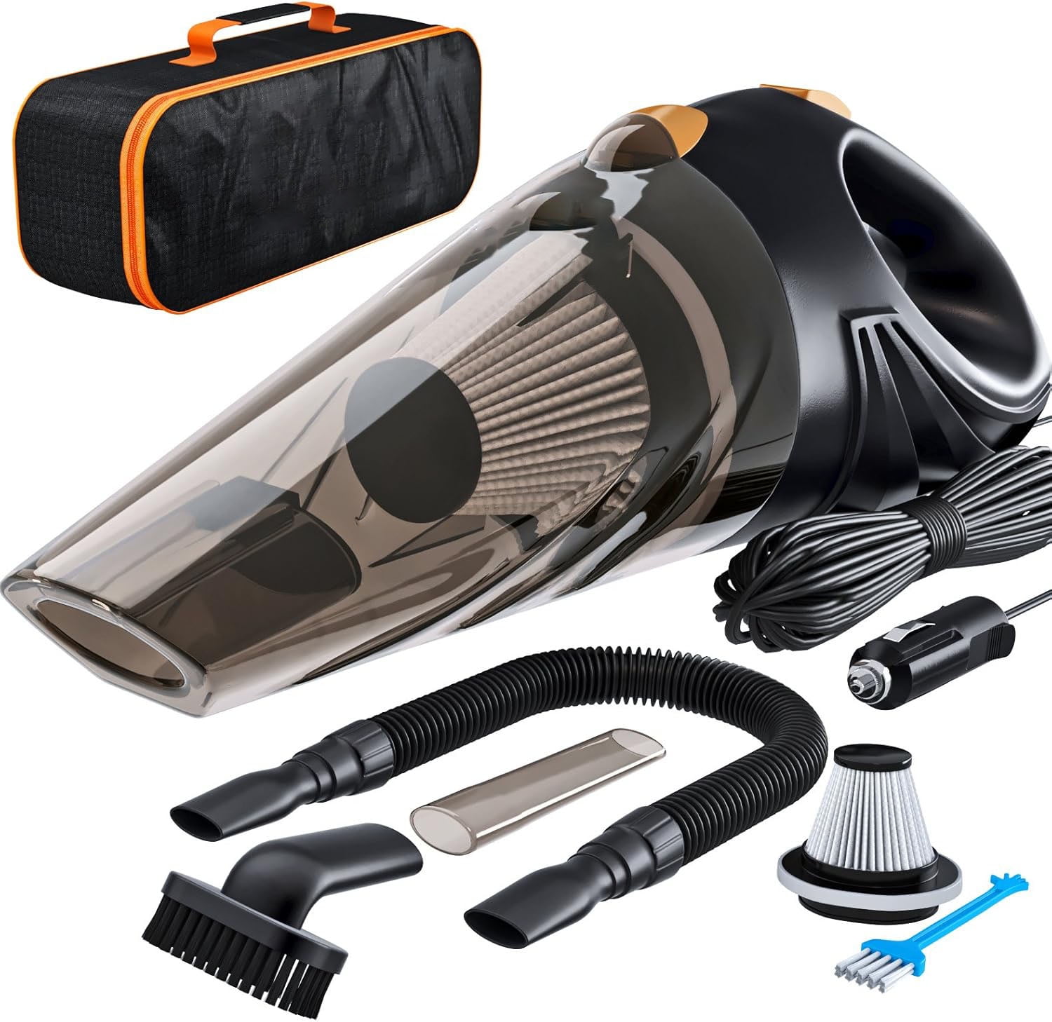 THISWORX Car Vacuum Cleaner - Portable, High Power, Handheld Vacuums w ...