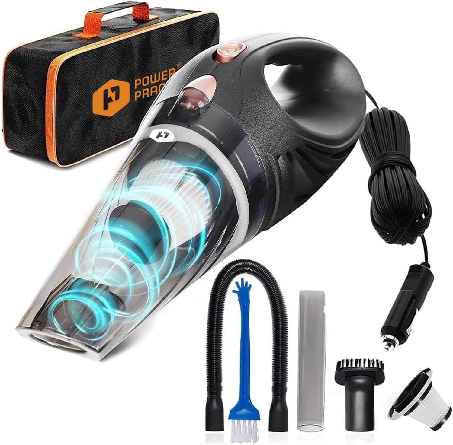 THISWORX Vacuum Cleaner - Portable, High , Handheld Vacuums w/ 3 ...