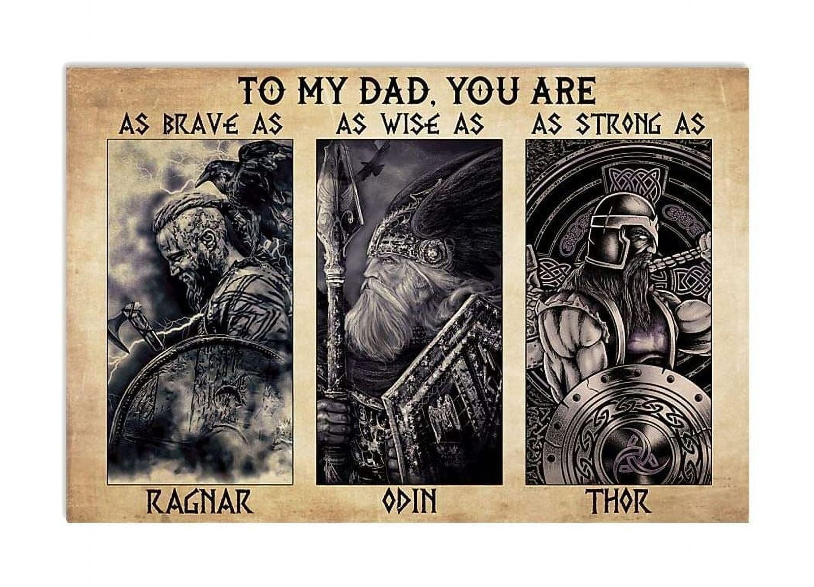 THIYOTA Irish Vikings Dad Black And White Vintage To My Dad You Are ...