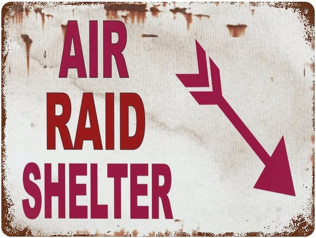 THIYOTA Puzzles 300 PCS Air Raid Shelter Vintage Air Raid Man Cave ...