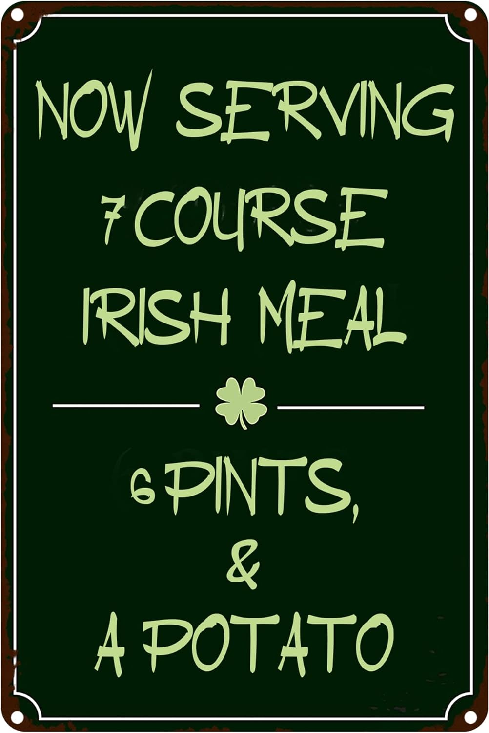 THIYOTA Puzzles 300 PCS Now Serving 7 Course Irish Meal 6 Pints And A ...