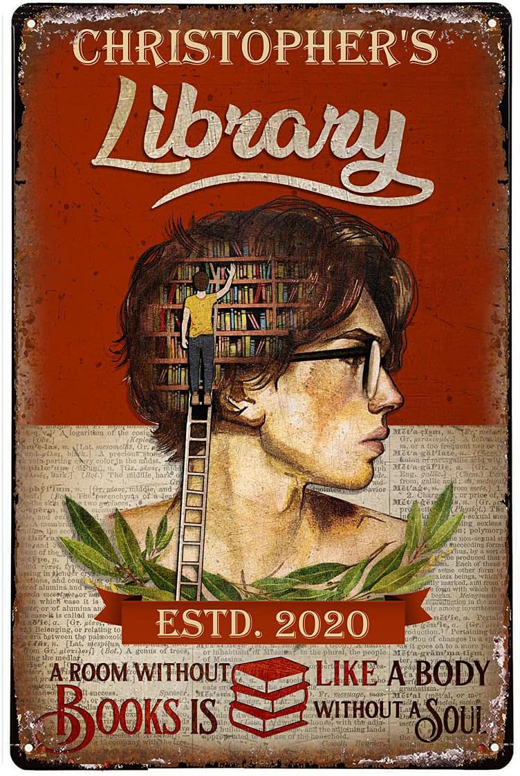 THIYOTA Puzzles 300 PCS Plate Reading Library Man A Room Vintage Retro ...