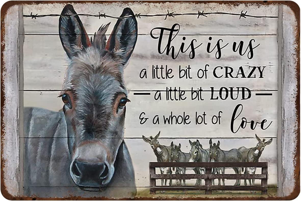 THIYOTA Puzzles 300 PCS Retro This is Us Donkey Bar Farmhouse Ranch ...