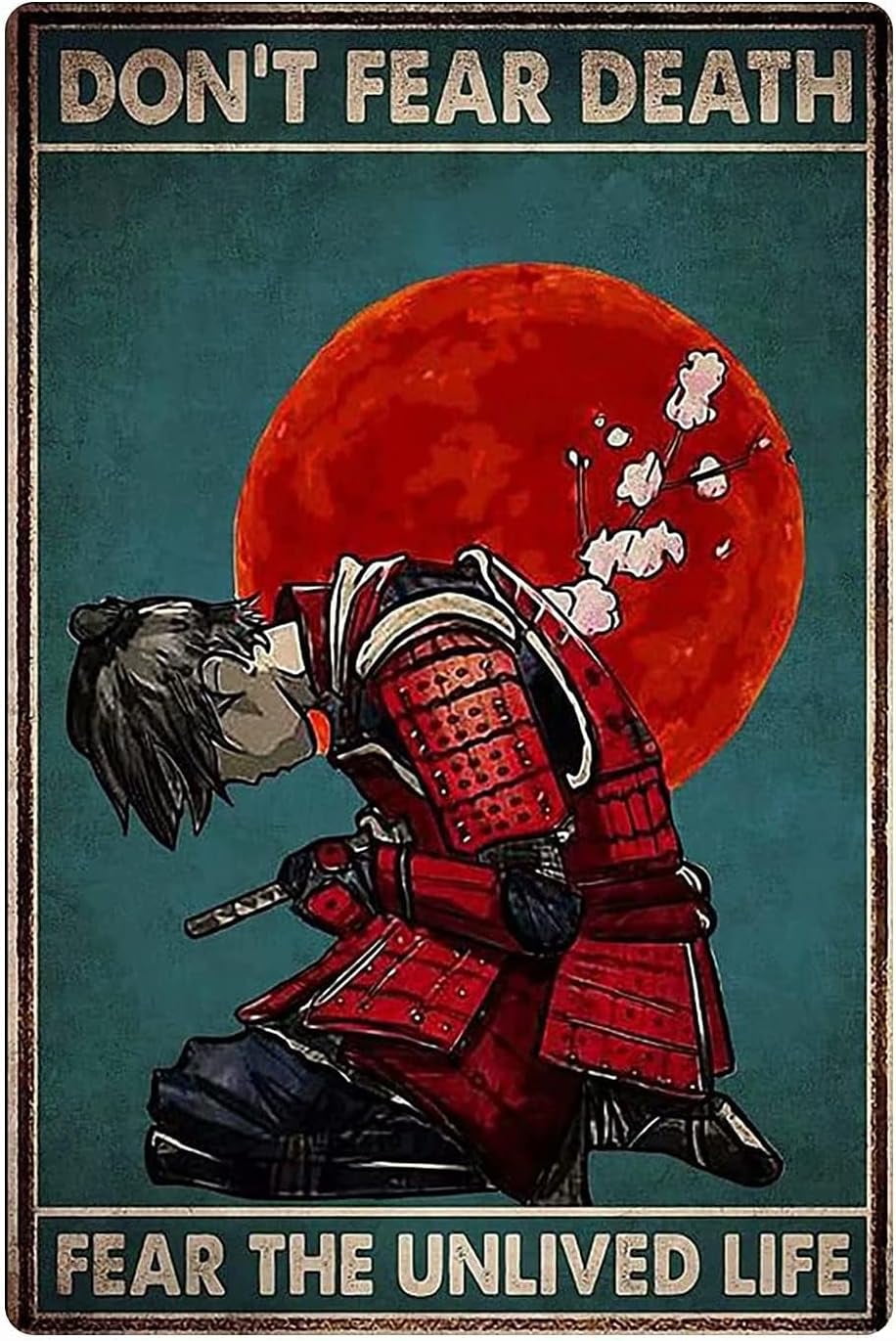 THIYOTA Puzzles 300 PCS Samurai ,Don't Fear Death Fear The Unlived Life ...