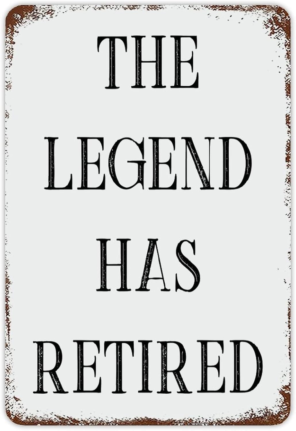 THIYOTA Puzzles 300 PCS The Legend Has Retired Plaque Funny Quote ...