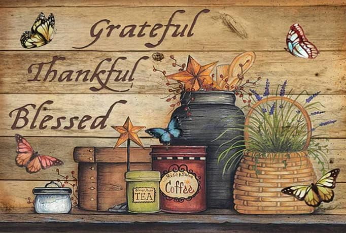 THIYOTA Puzzles 300 PCSGrateful Thankful Blessed Poster, Funny ...