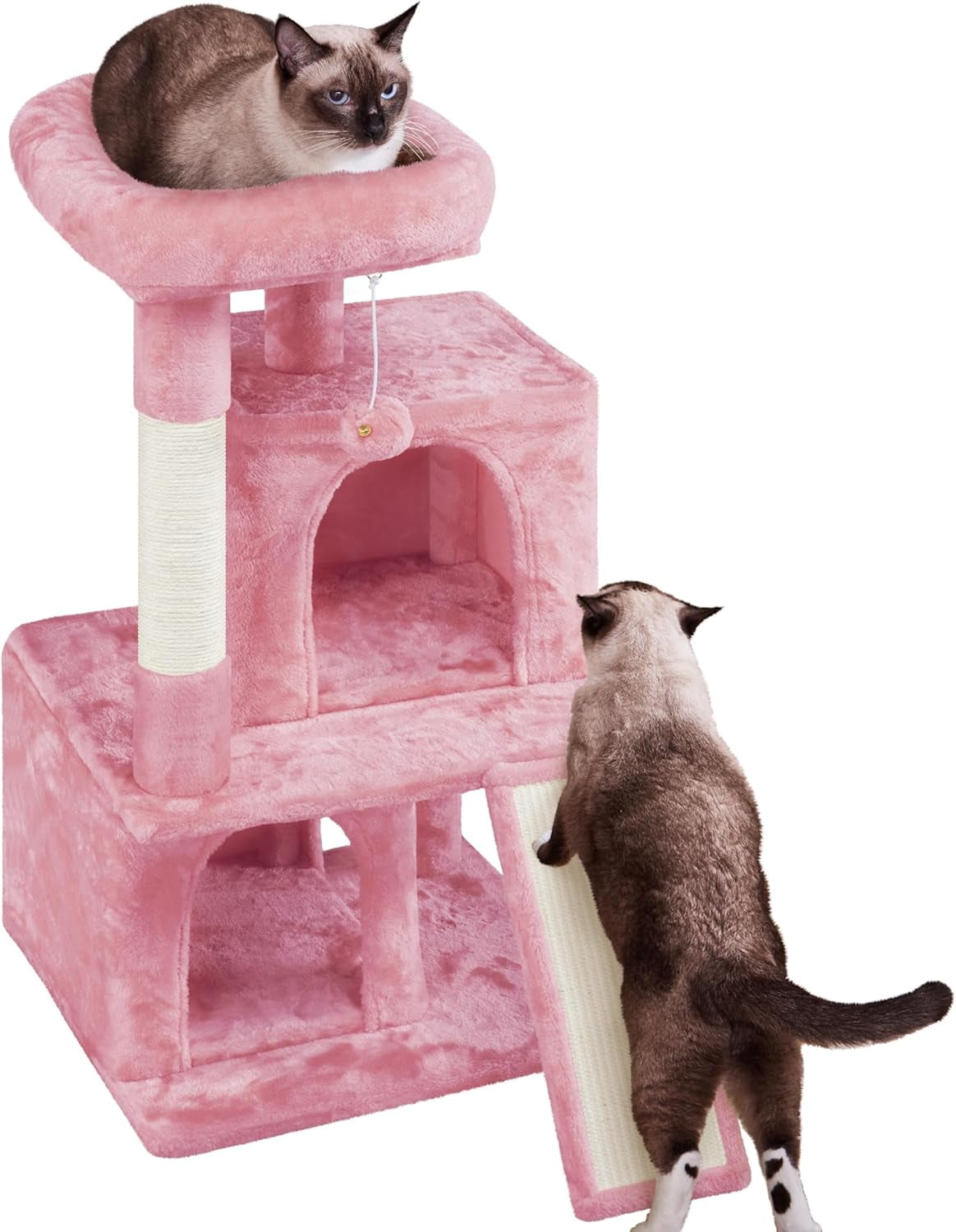 THJTDH 36in Cat Tree for Indoor Cats Kittens House Condos Stand ...