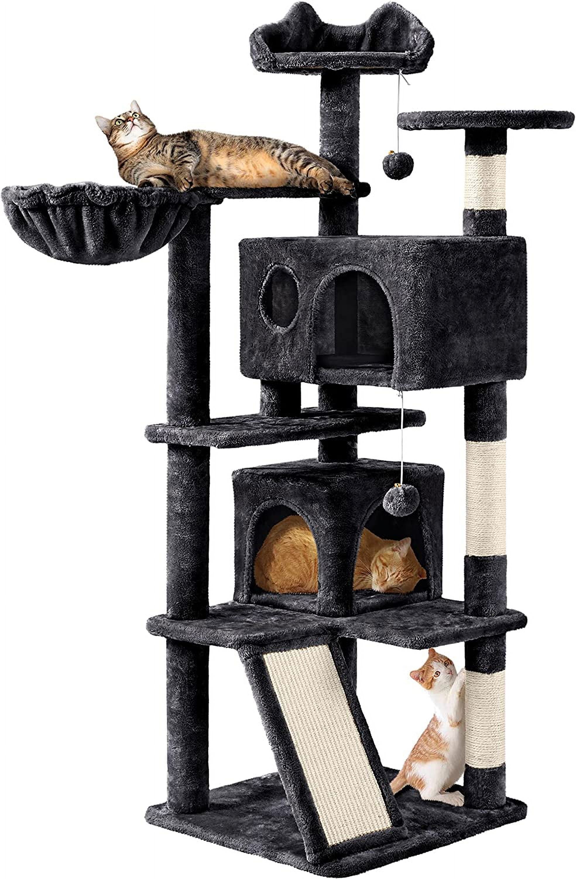 THJTDH Multi-Level Cat Tree for Indoor Cats Cat Tree Tower for Large ...