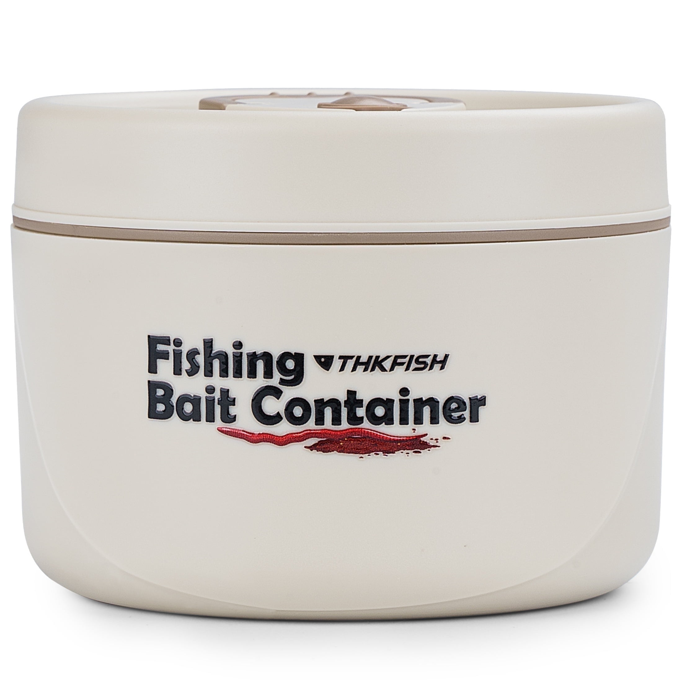 THKFISH Fishing Bait Container, Stainless Steel Insulated Live Bait ...