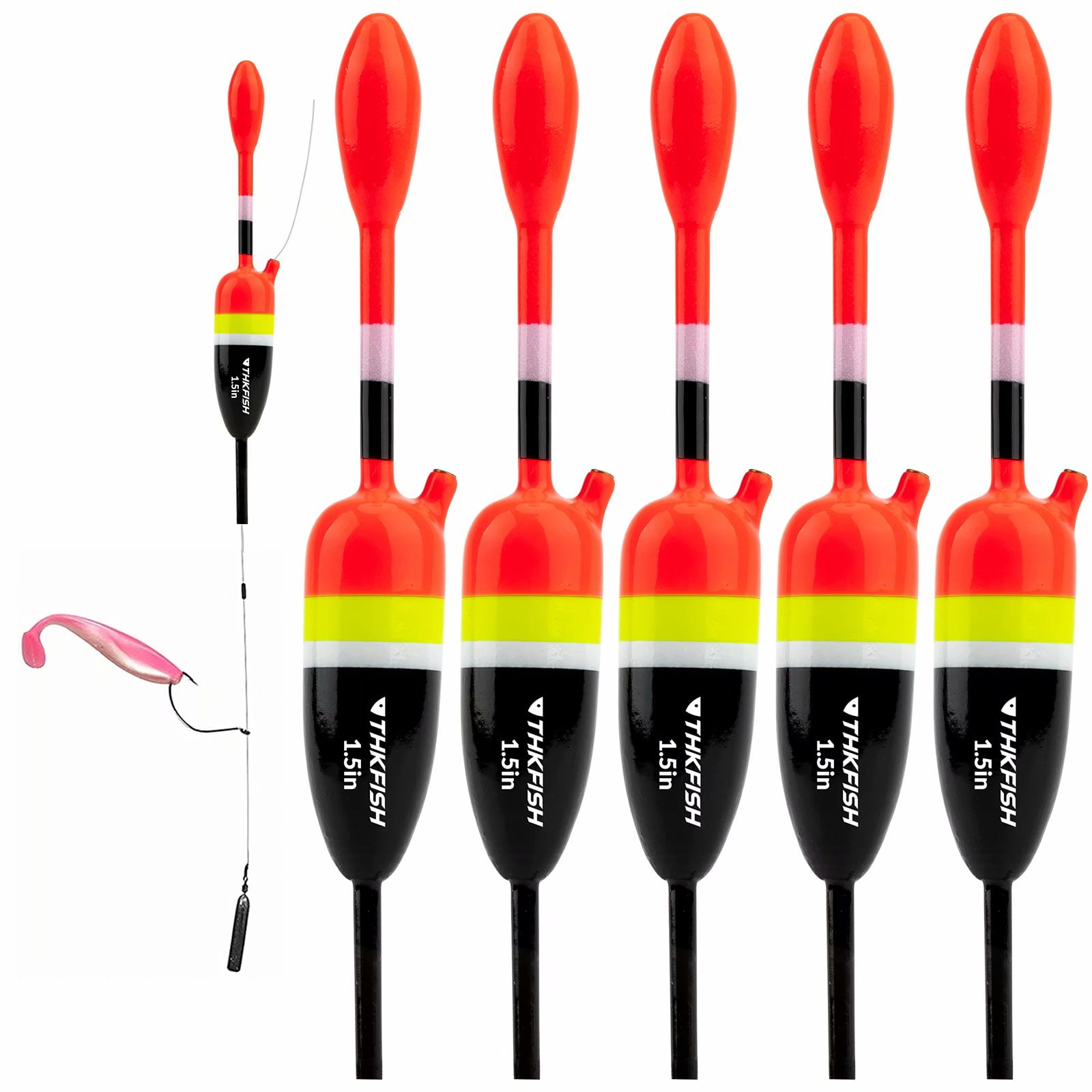 THKFISH Fishing Bobbers Fishing Floats and Bobbers Slip Bobbers for ...