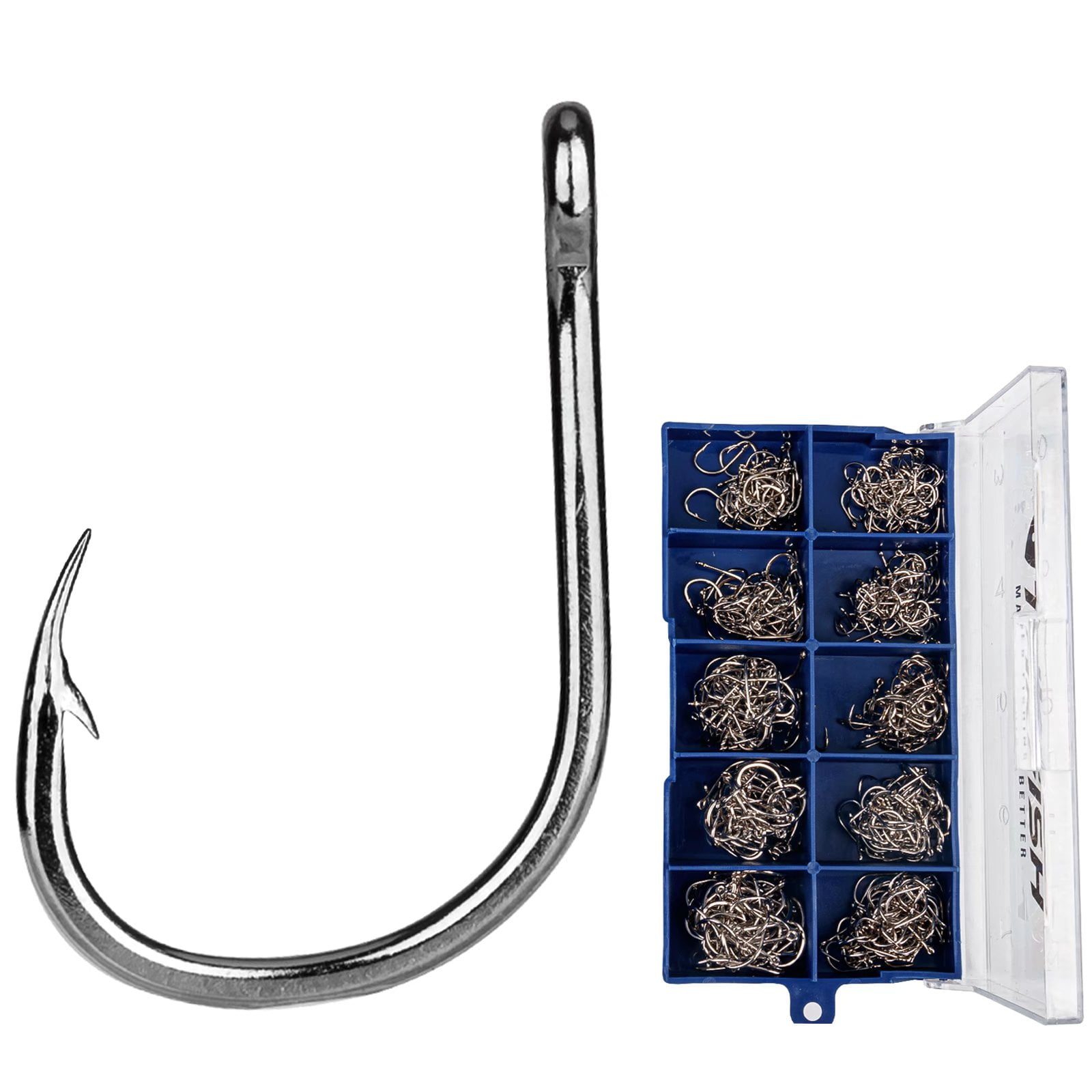THKFISH Fishing Hooks Freshwater Fishing Tackle High Carbon Steel ...