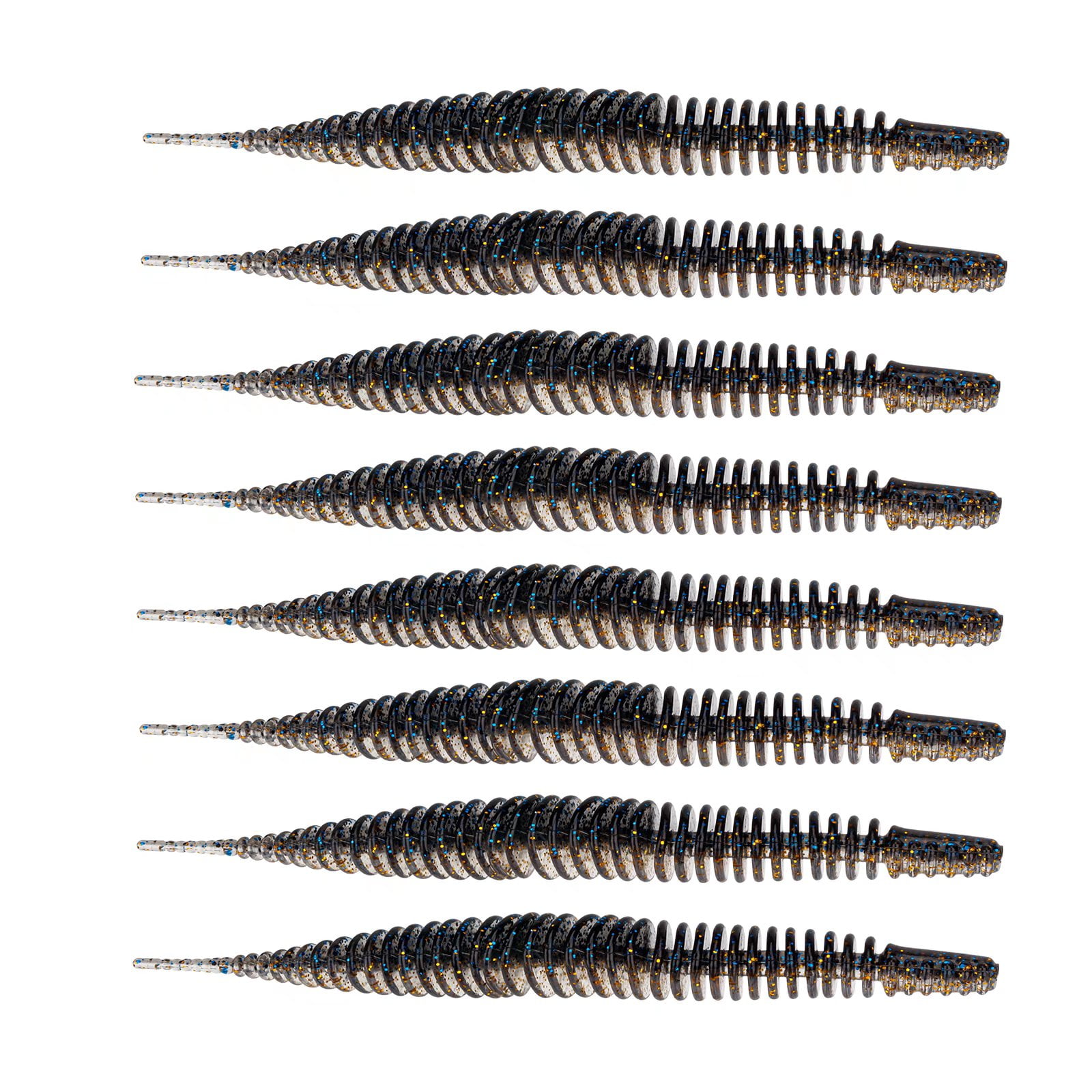 THKFISH Soft Plastic Fishing Lures Plastic Worms for Fishing Lures for ...