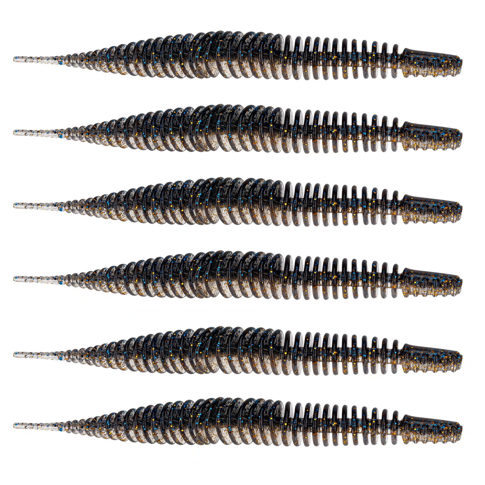 THKFISH Soft Plastic Fishing Lures Plastic Worms for Fishing Lures for ...