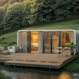 THLAND Luxury modern prefab cabin - 20ft mobile capsule with bedroom ...