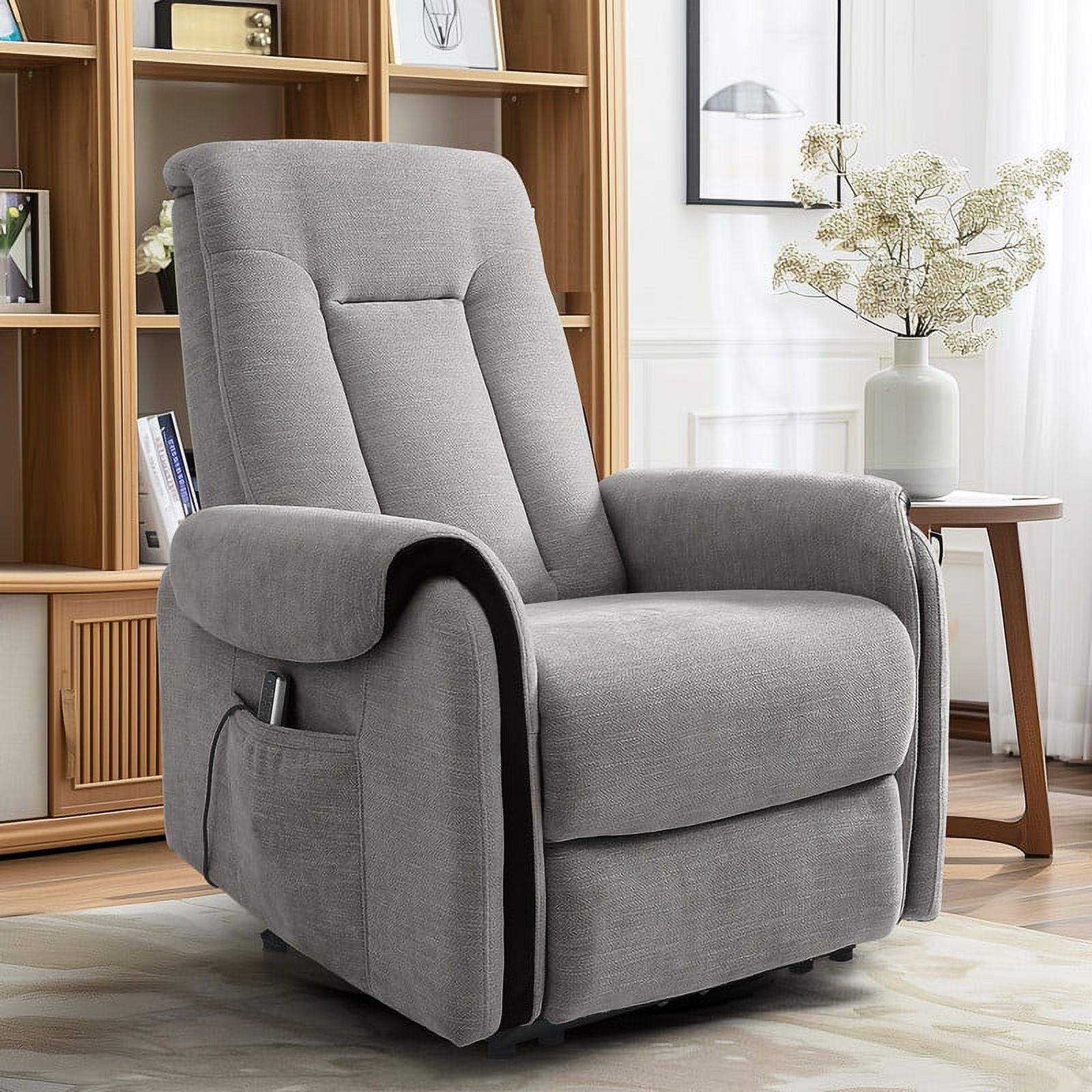 Homall Fabric Recliner Chair Adjustable Modern Home Theater Seating ...