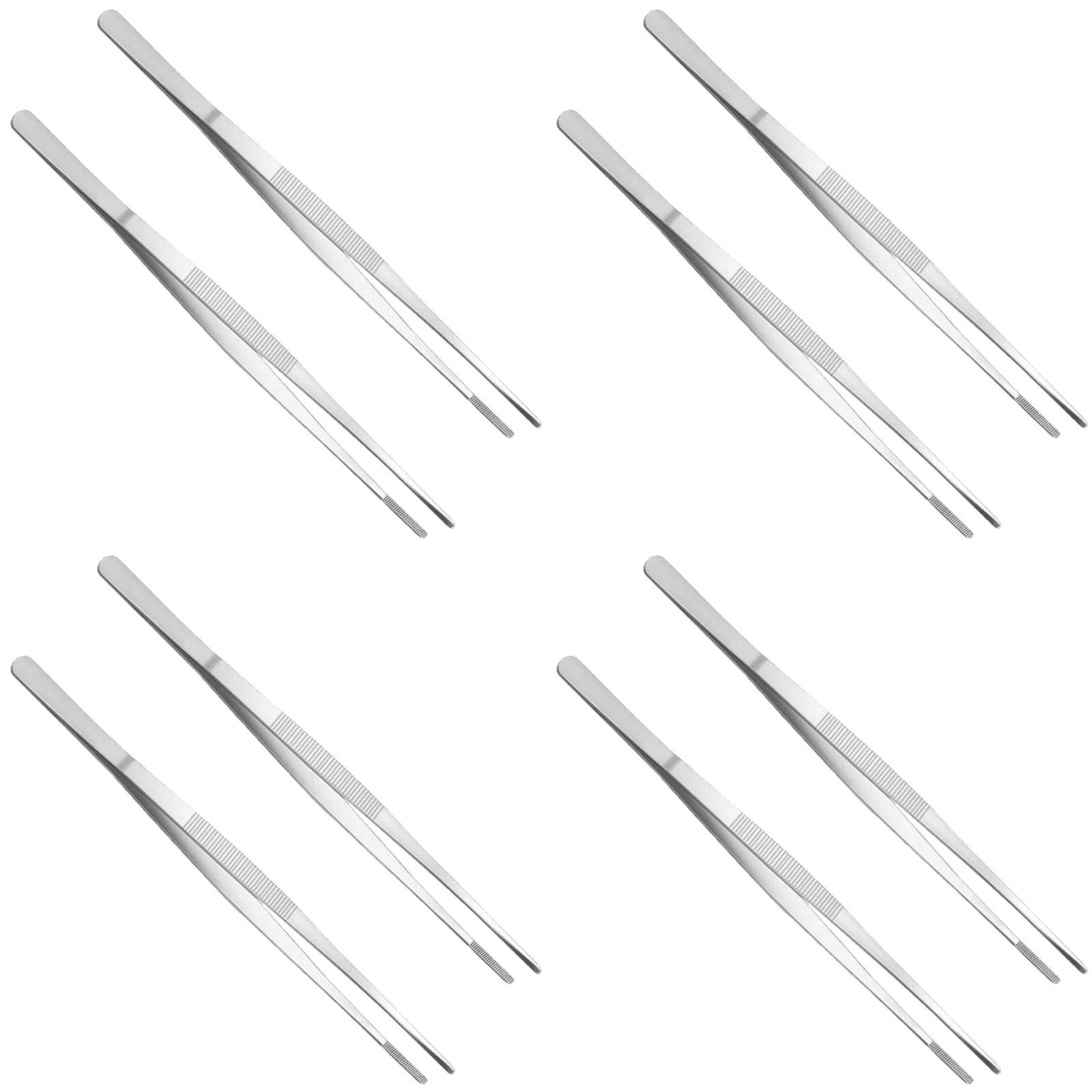 THLKIF 12-Inch Extra Long Stainless Steel Tweezer Tongs, Precision ...
