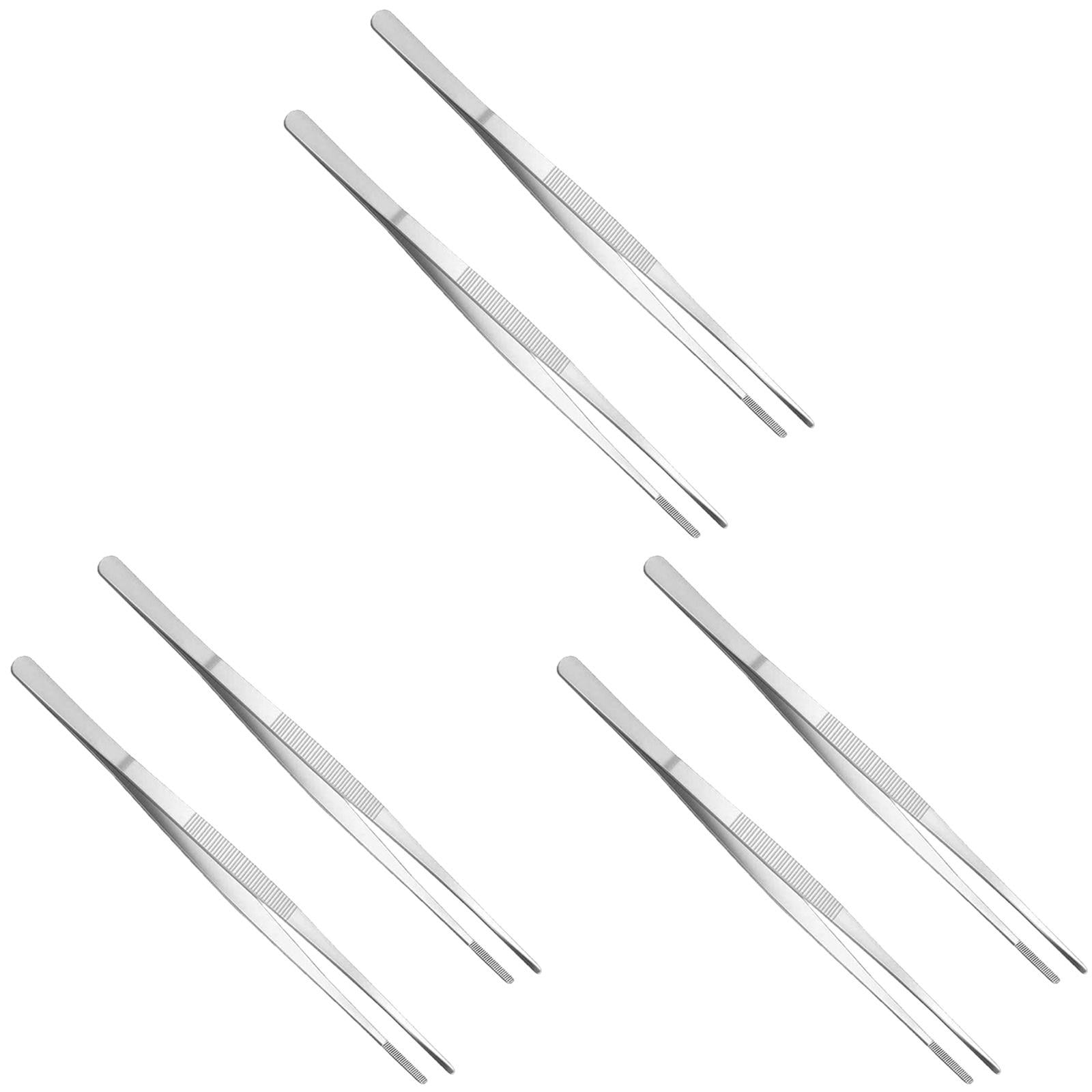 THLKIF 12-Inch Extra Long Stainless Steel Tweezer Tongs, Precision ...
