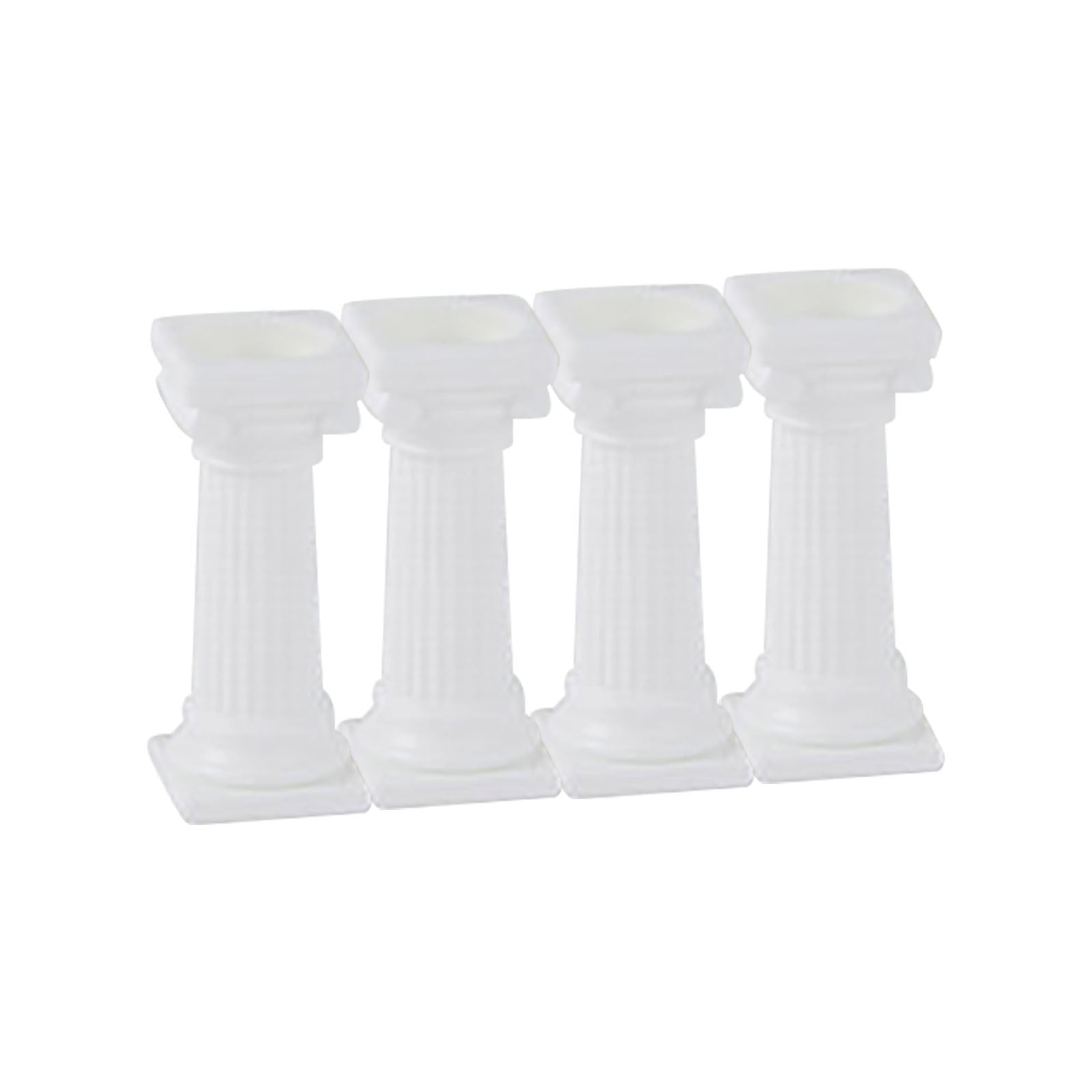 THLKIF 4 Pcs Roman Column Cake Tiered Stands, Fondant Cakes Tier ...