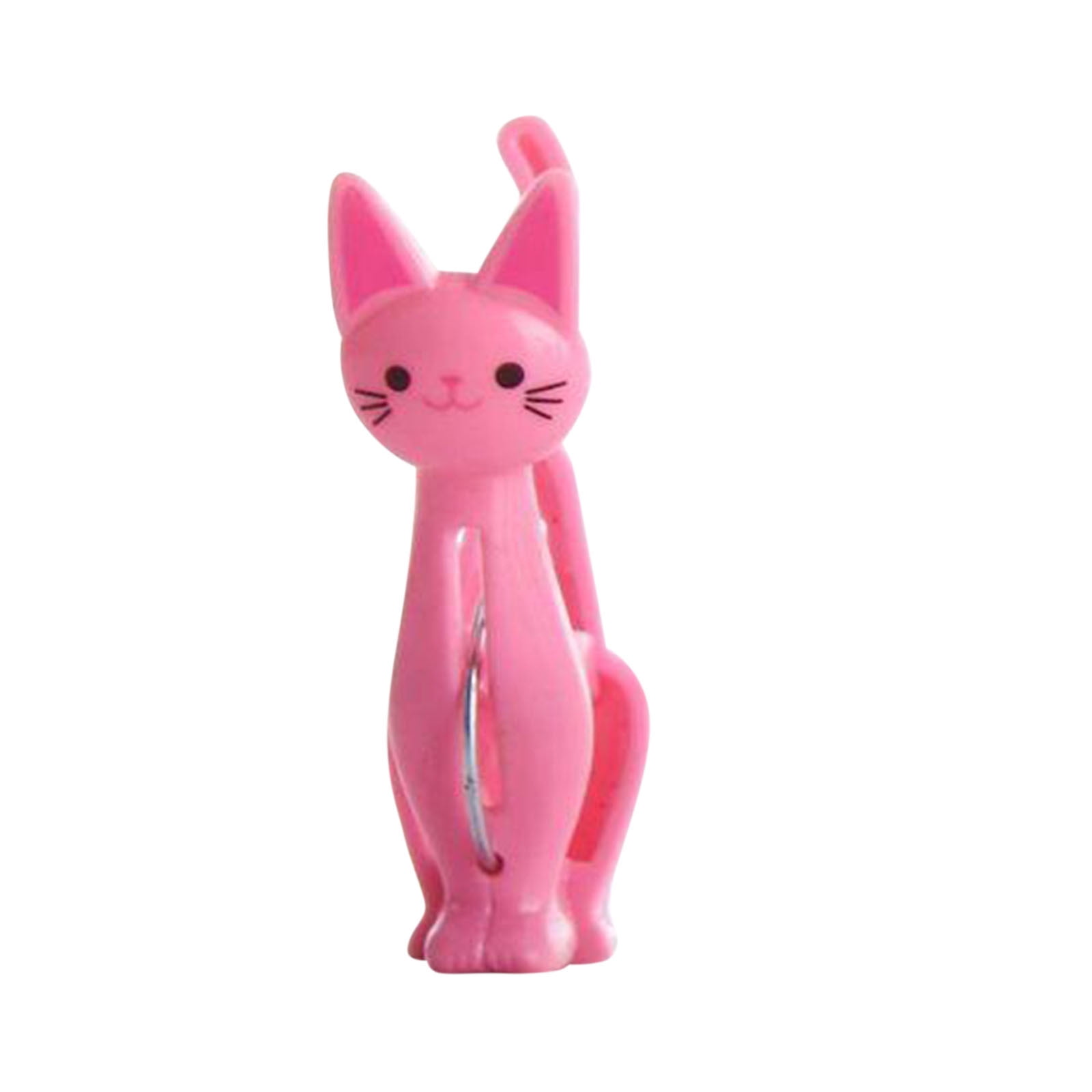 THLKIF 4Pcs Cat Shaped Bag Clips, Cute Small Cat Chip Clips, Paper ...