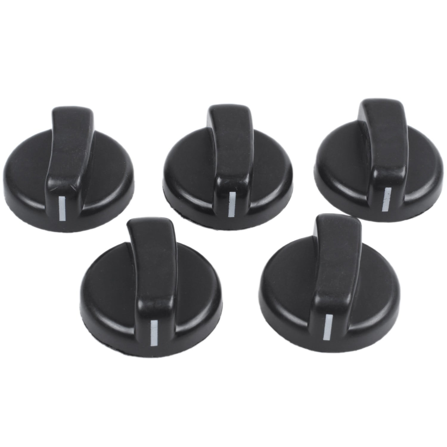 THLKIF 5PCS Black Stove Knob Set, Universal Cooker Control Dials for ...