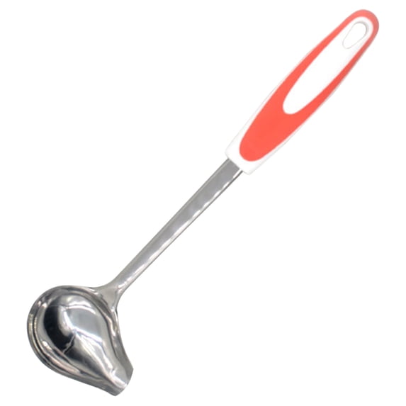 THLKIF Gravy Ladle with Pour Spout, 12 inch Long Handle Sauce Ladle ...