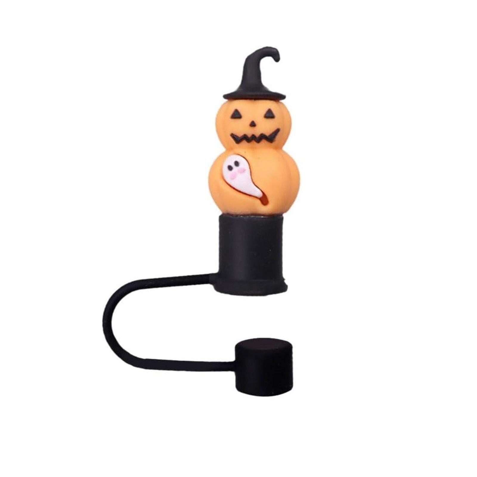 THLKIF Halloween Straw Toppers, Halloween Straw Cover Cap for Cup ...
