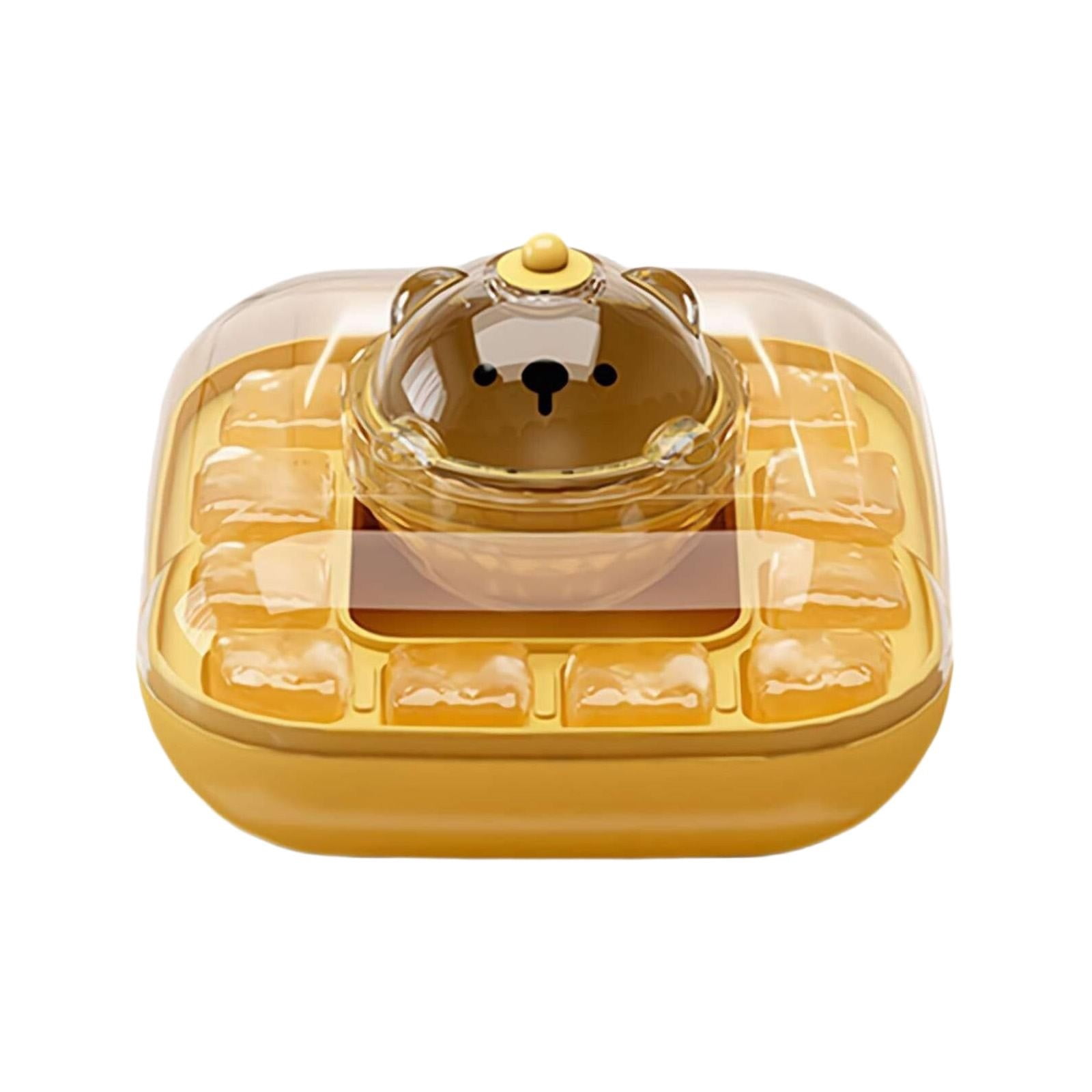 THLKIF Ice Tray (Set of 2), Silicone Spherical Ice Ball Maker with Lid ...