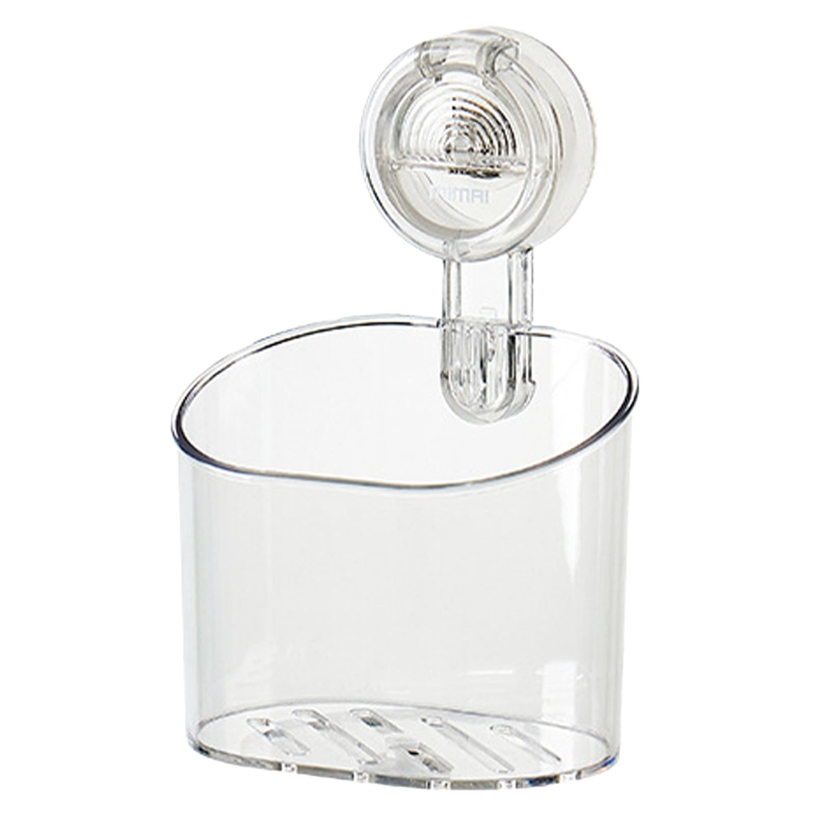 THLKIF No-Drill Bathroom Suction Storage Box, Corrugated Suction Cup ...