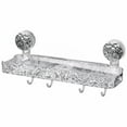 THLKIF No-Drill Toilet Suction Cup Storage Rack | Wall-Mounted Bathroom ...