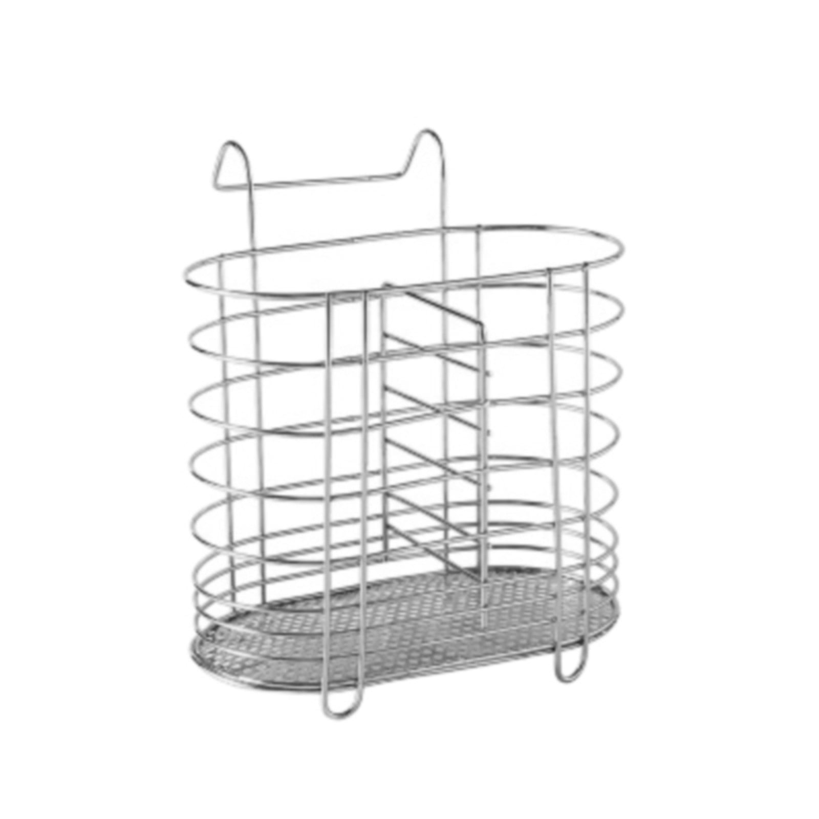 THLKIF Stainless Steel Utensil Holder - Multi-Functional Basket Tray for Spoons, Chopsticks ...