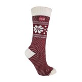 THMO - Ladies Vintage Nordic Fairisle Style Winter Wool Blend Socks ...