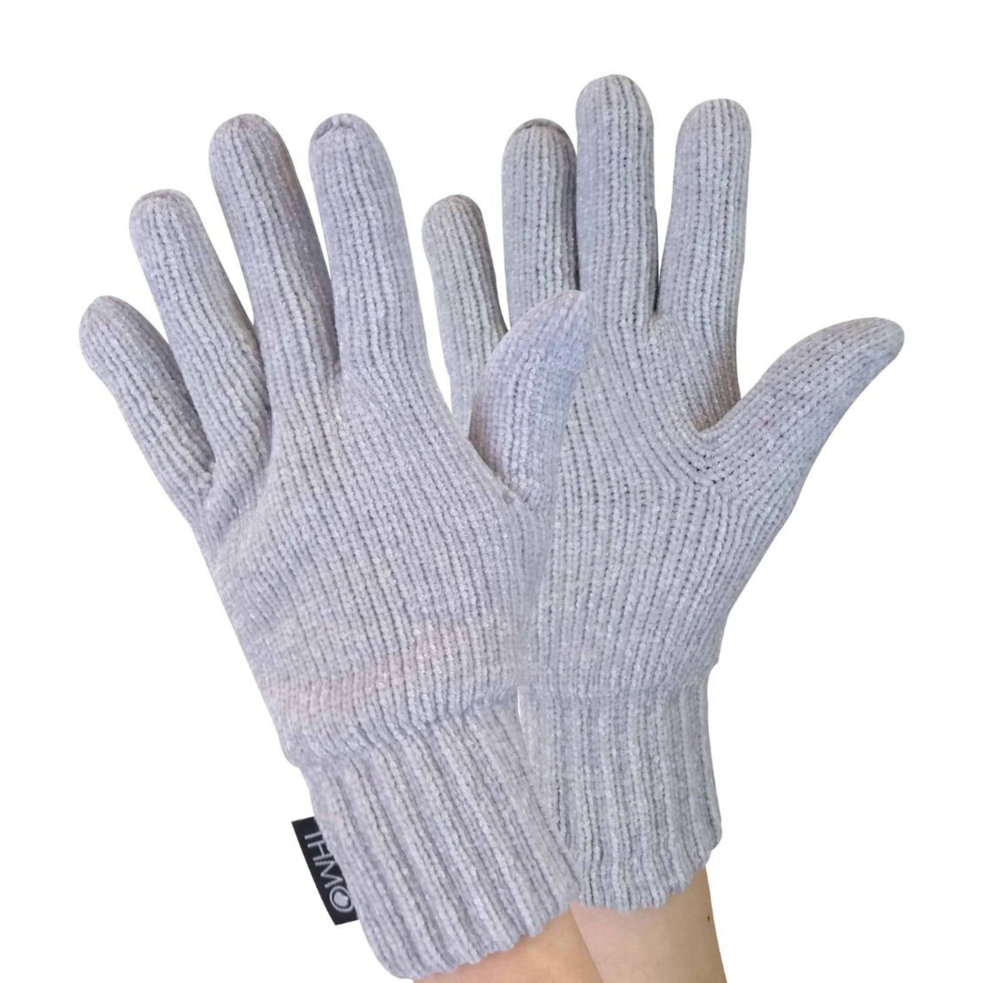 THMO - Womens Outdoor Thermal Winter Chenille 3M Thinsulate Gloves ...