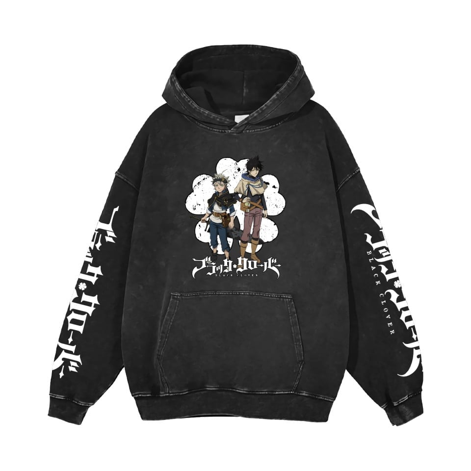 THNCLZX Black Clover Hoodies for Men Asta Cosplay Costume Jacket Hoodie ...
