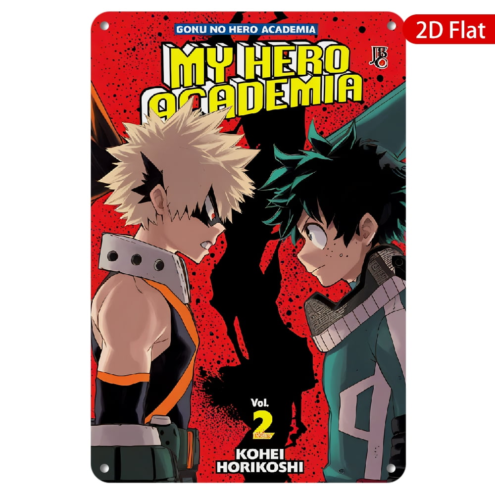 THNCLZX My Hero Academia (2) Wall Decor Metal Plaque 8x12 Inches My ...