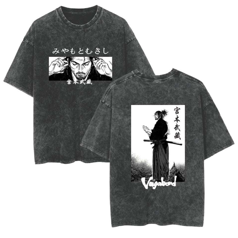 THNCLZX Vagabond Miyamoto Musashi Costume Comic Character T-Shirt for ...