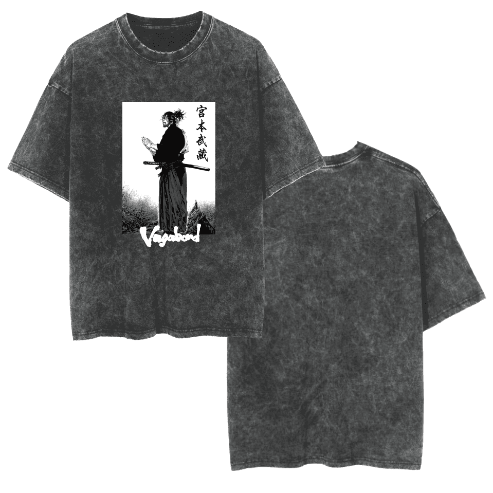 THNCLZX Vagabond Miyamoto Musashi Costume Comic Character T-Shirt for ...