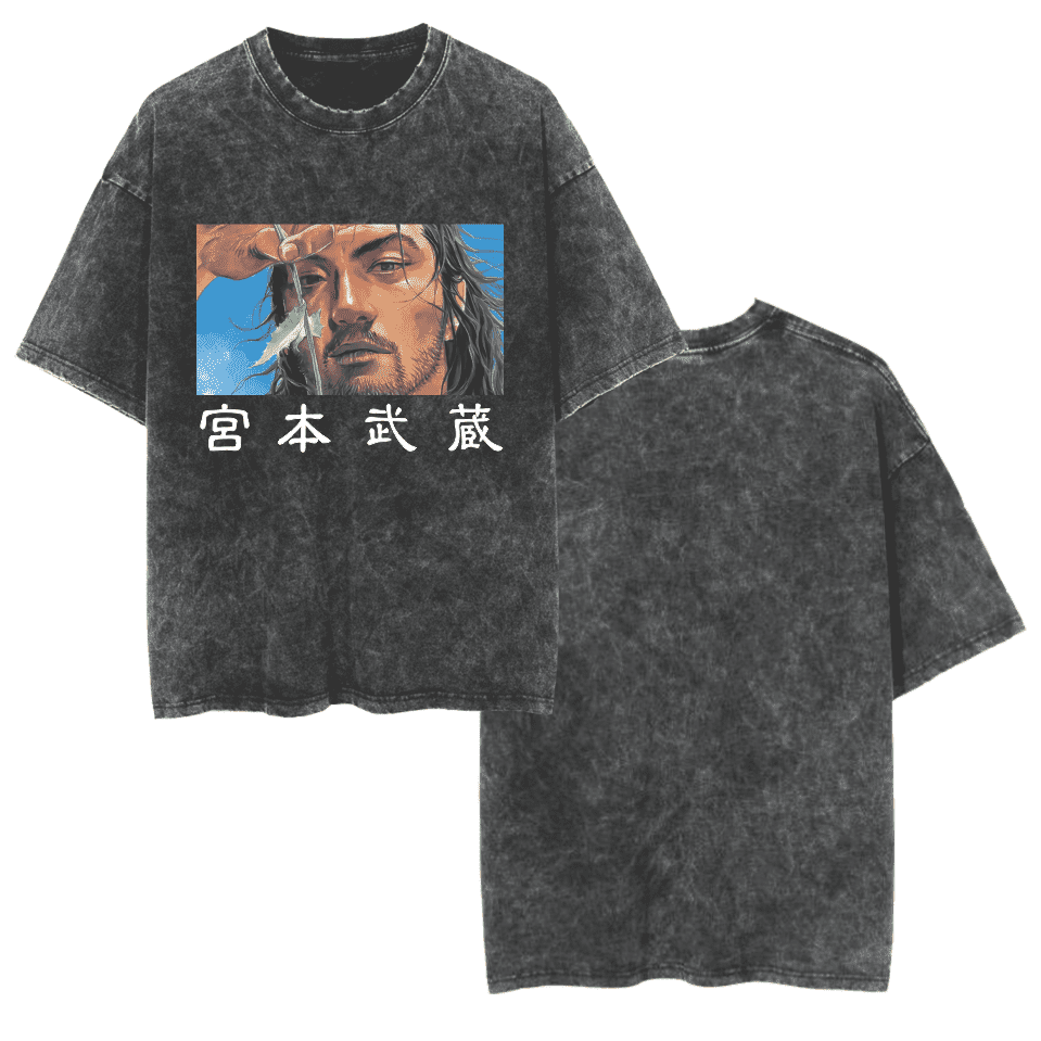 THNCLZX Vagabond Miyamoto Musashi Costume Comic Character T-Shirt for ...