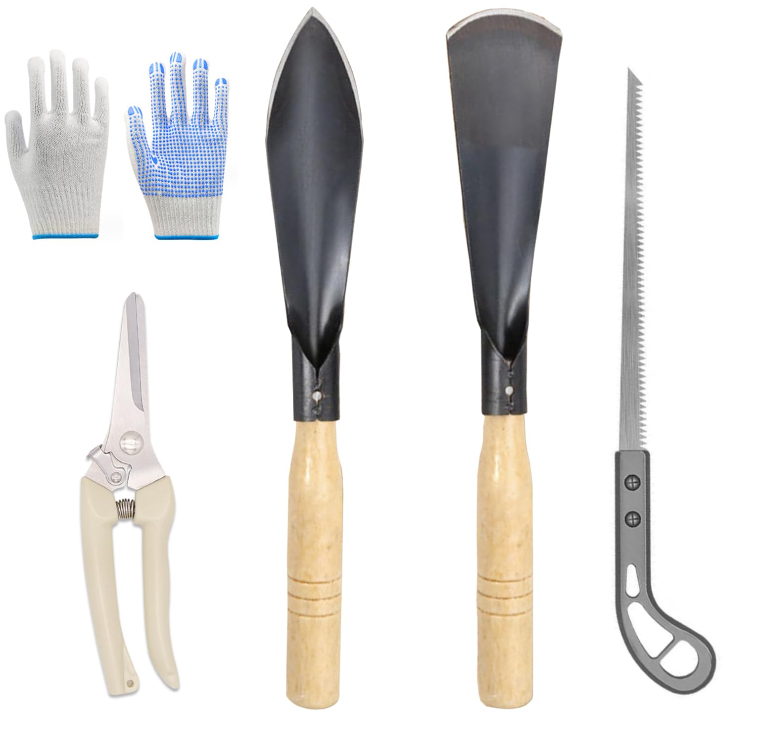 THOKY Garden Tool Set, Outdoor Planting Pruning Tools, Small Shovel ...