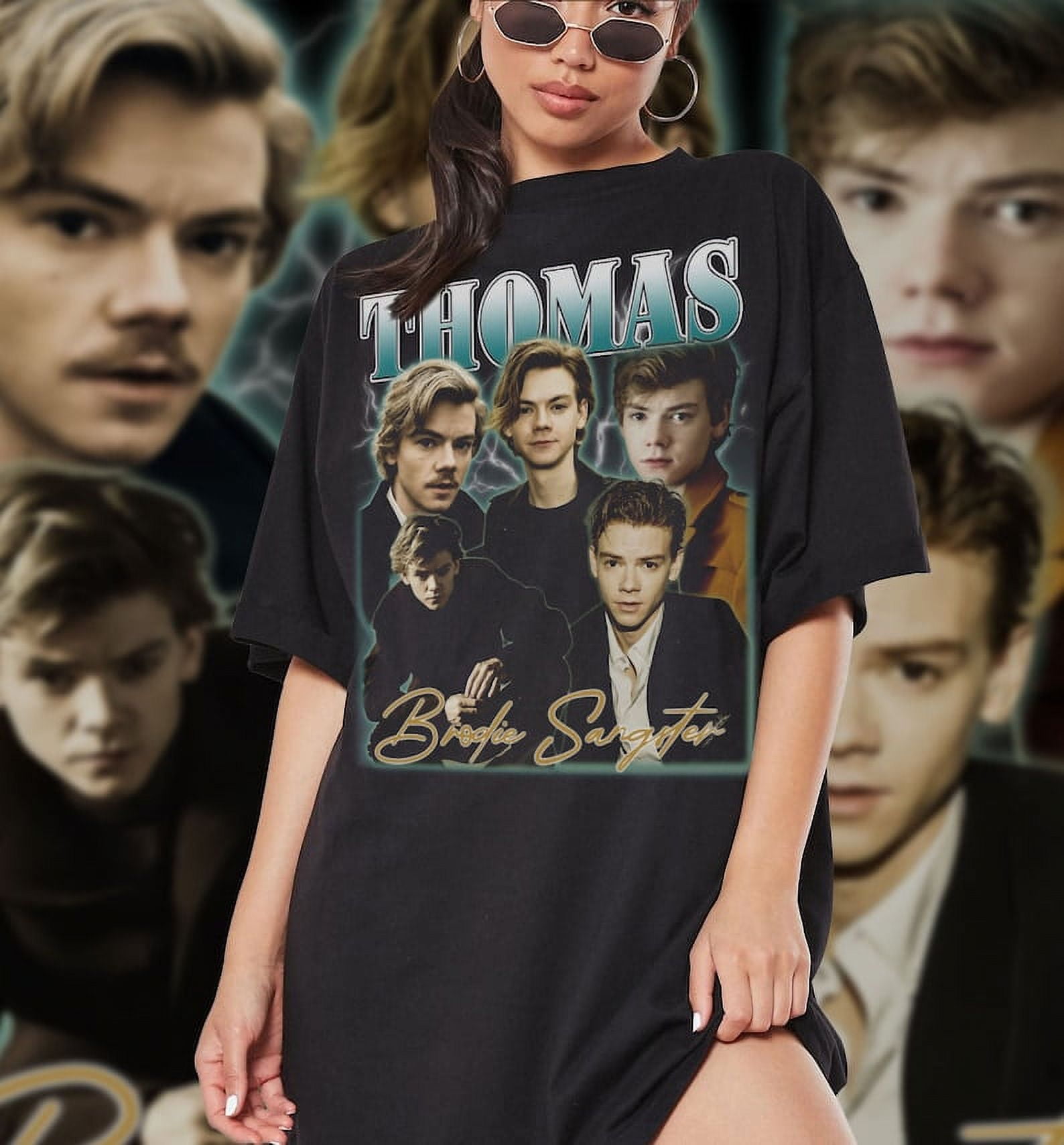 THOMAS BRODIE SANGSTER Shirt, Thomas Brodie T-shirt, Maze Runner Tees ...