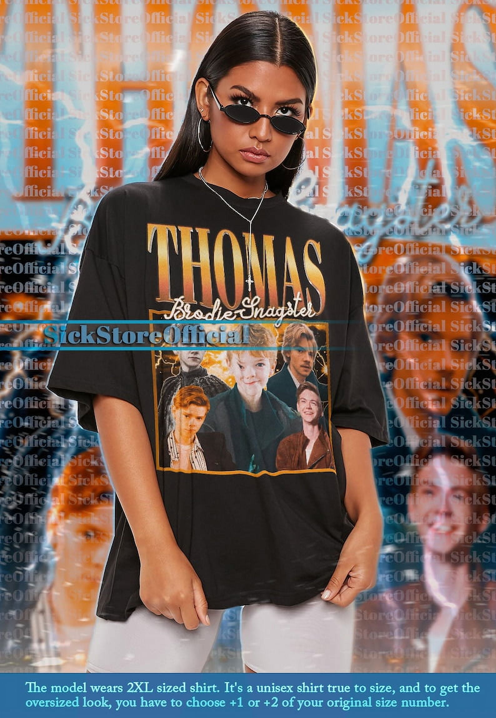 THOMAS BRODIE SANGSTER Vintage Shirt, Thomas Brodie Homage Tshirt, Thomas Brodie Film Fan Tees ...