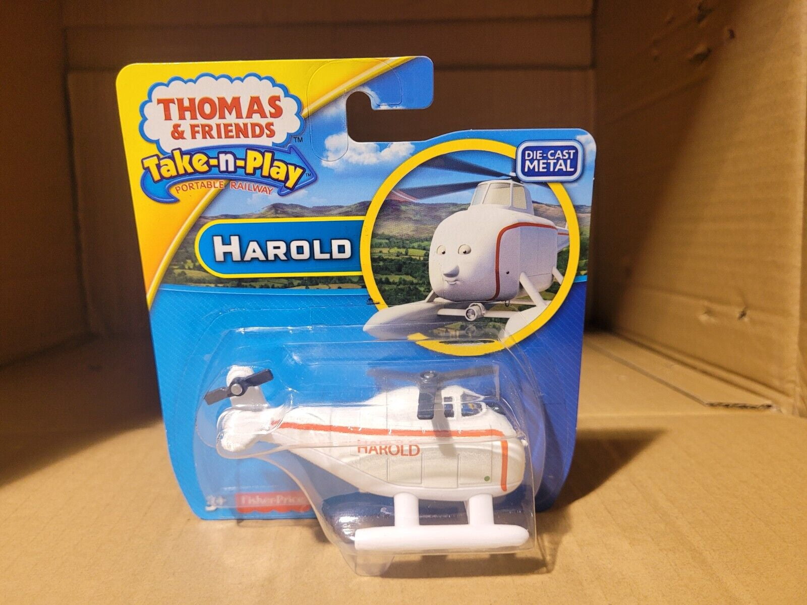 THOMAS & FRIENDS TRACK MASTER DIE-CAST METAL ENGINE HAROLD - Walmart.com