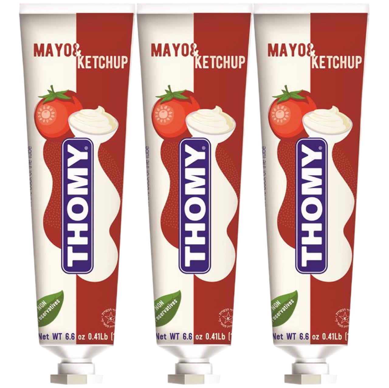 Thomy Mayo & Ketchup Squeeze Tube Style Mayonnaise Spread, 6.7 oz (Pack ...