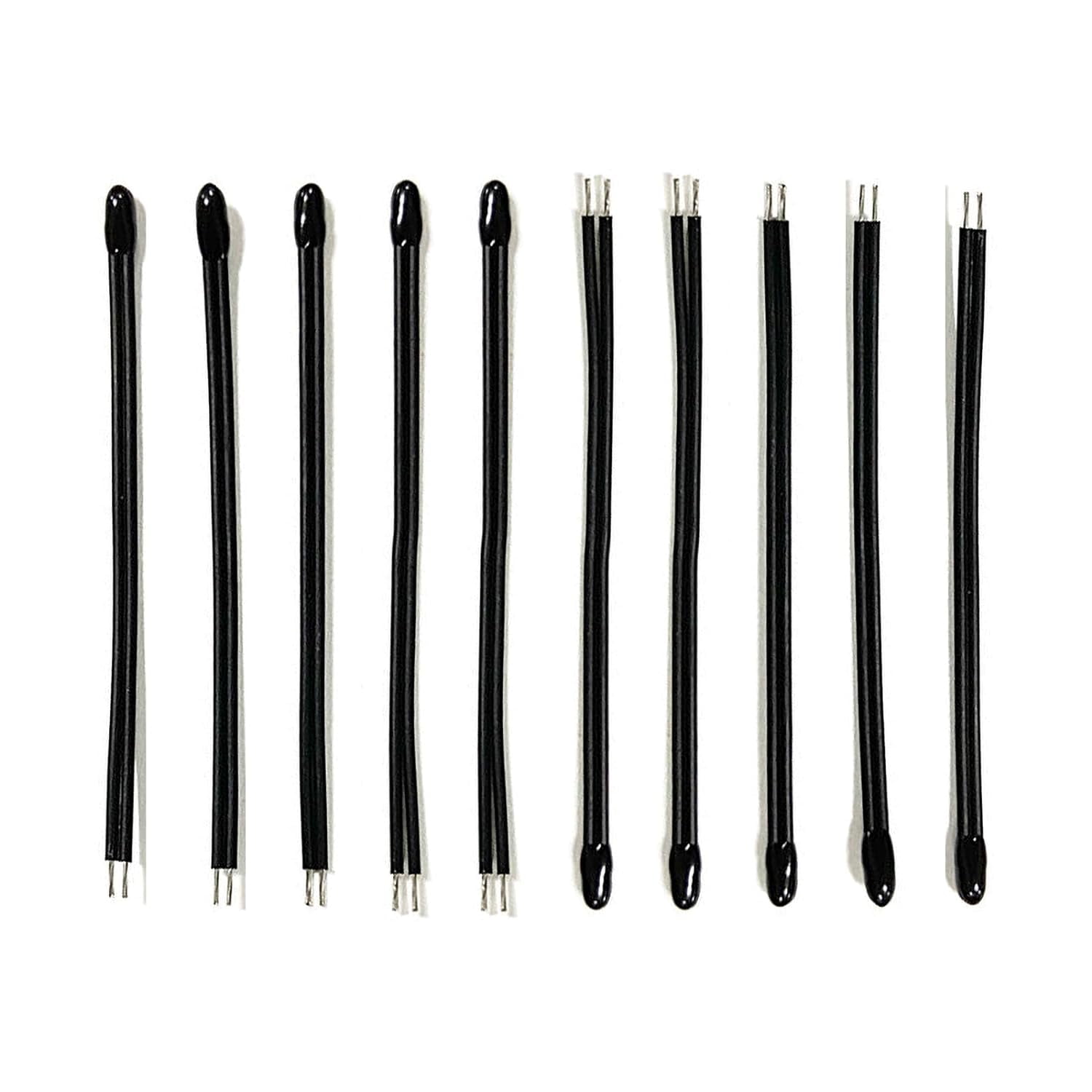 THONZER 10 PCS MF52D NTC Resistors, Thermistor 10K Ohm 3435B/100K Ohm ...