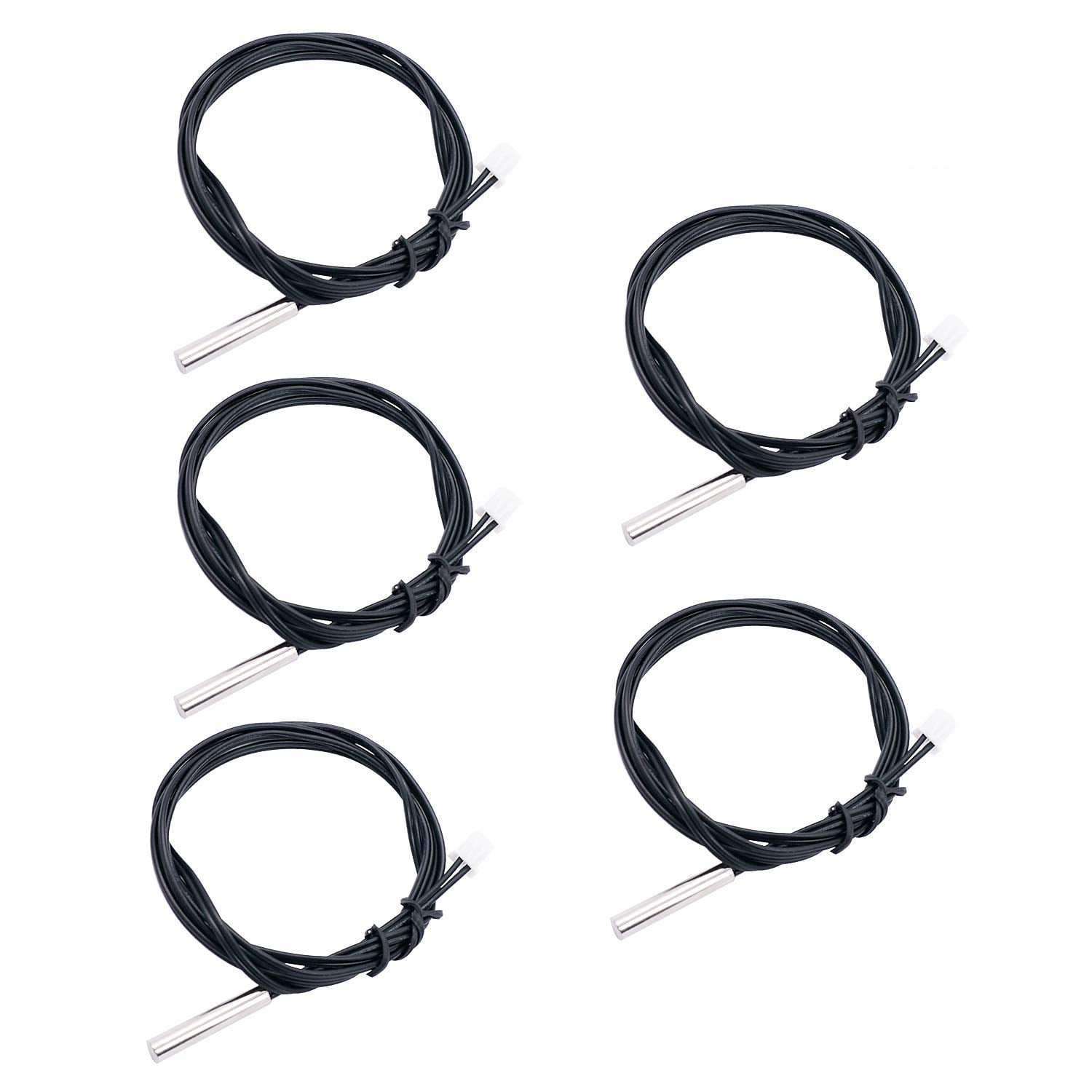 THONZER 2 Pcs 3M 10K B3950 Thermistor Temperature Sensor,able to ...