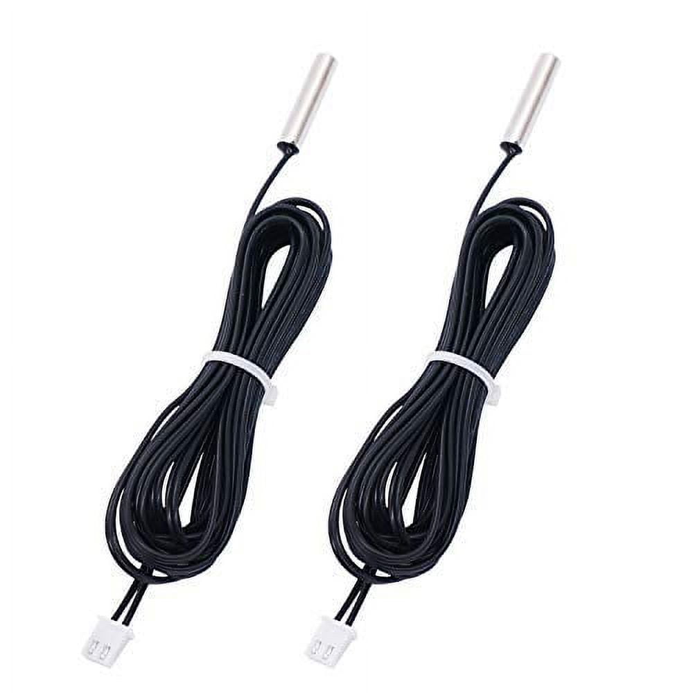 THONZER 2 Pcs 3M 10K B3950 Thermistor Temperature Sensor,able to ...