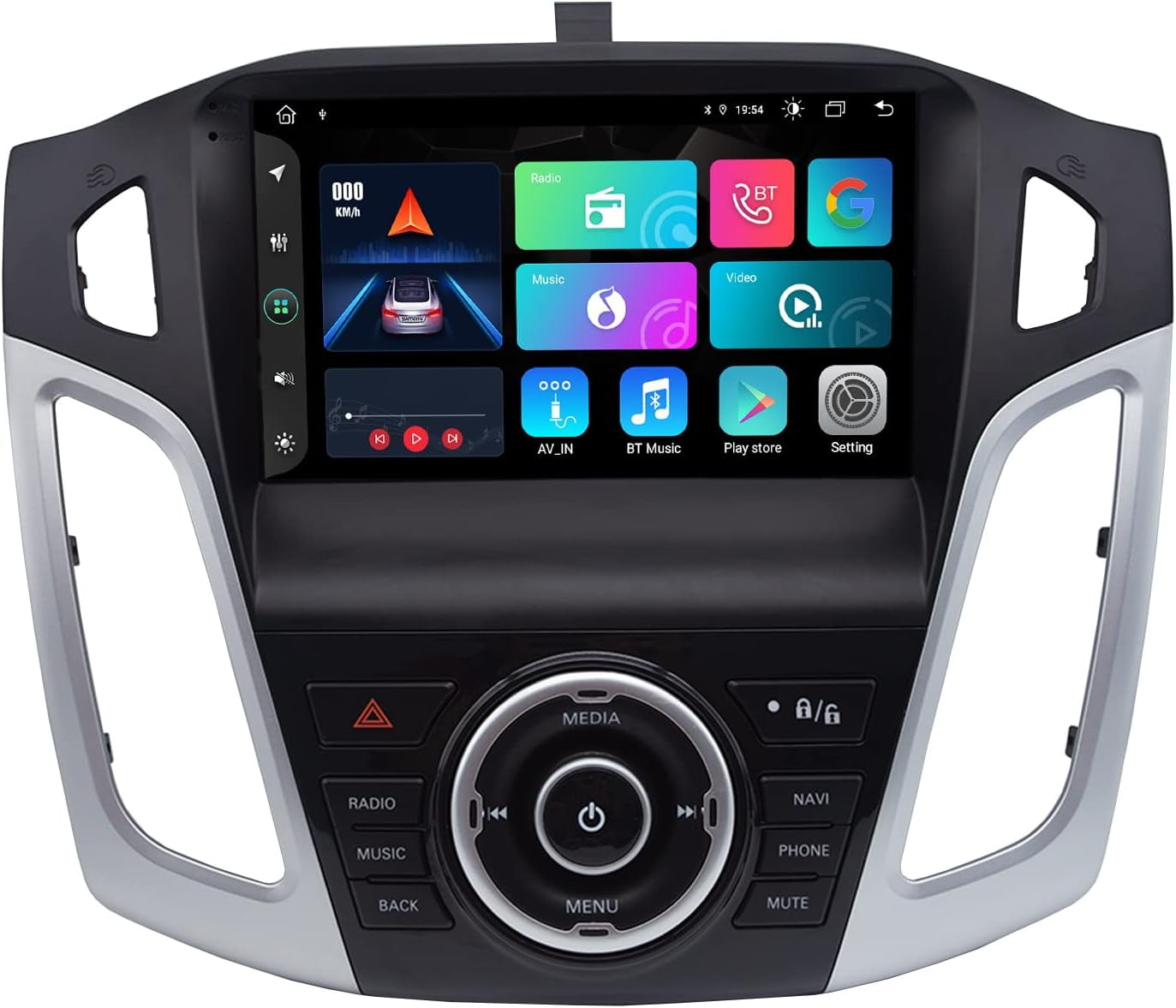 THONZER Car Radio Stereo for Ford Focus 2012 2013 2014 2015 2016 2017 ...