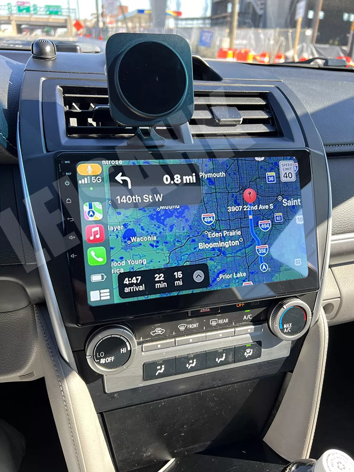 THONZER Car Stereo for Toyota Camry 2012-2014 with CarPlay, Android ...