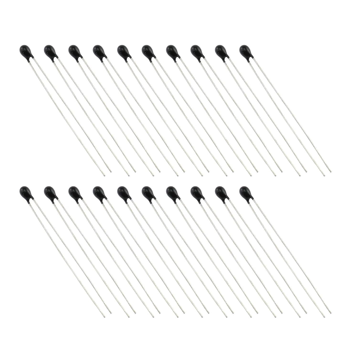 THONZER NTC Thermistor 20PCS MF52-103-3435B Negative Temperature ...